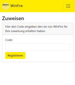 Registrierung Elektronisches Schiessbüchlein – WinFire